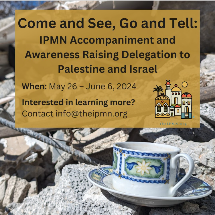 Come and See, Go and Tell PCUSA 2024 Tour – MennoPIN